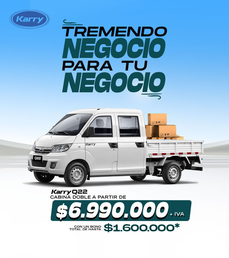 Karry Q22 Doble Cabina - Karry Chile - Automotriz Daniel Achondo