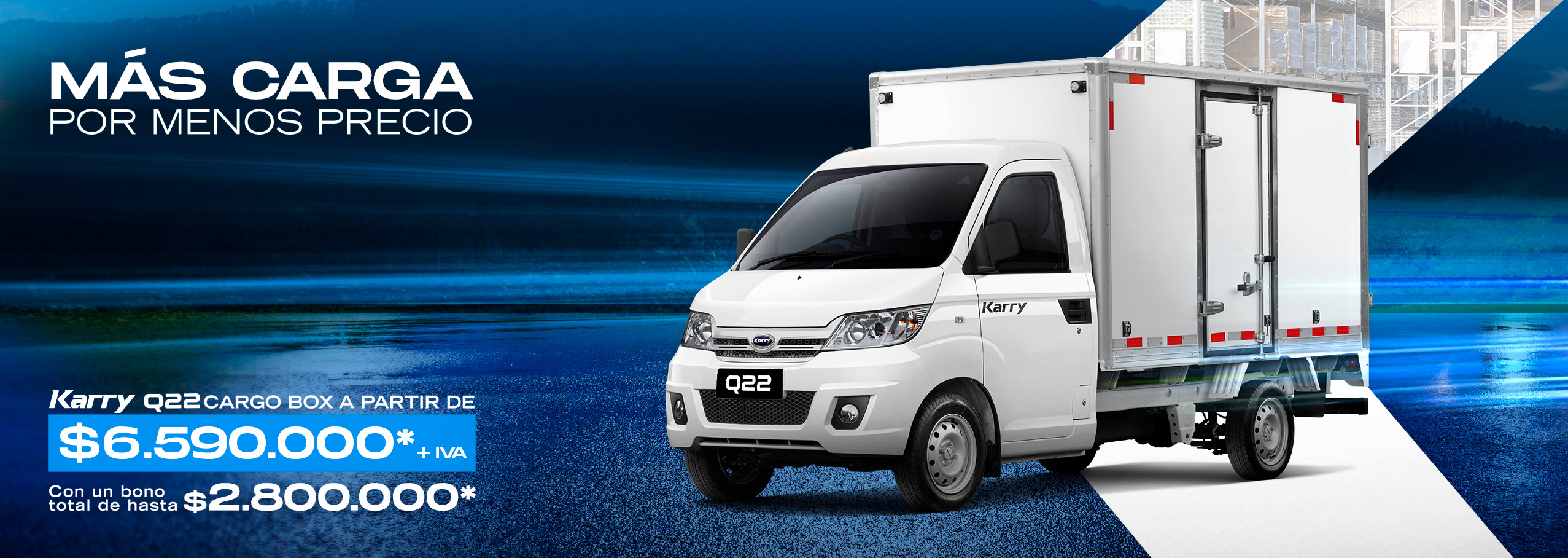 Karry Q22 Cargo Box - Karry Chile - Automotriz Daniel Achondo
